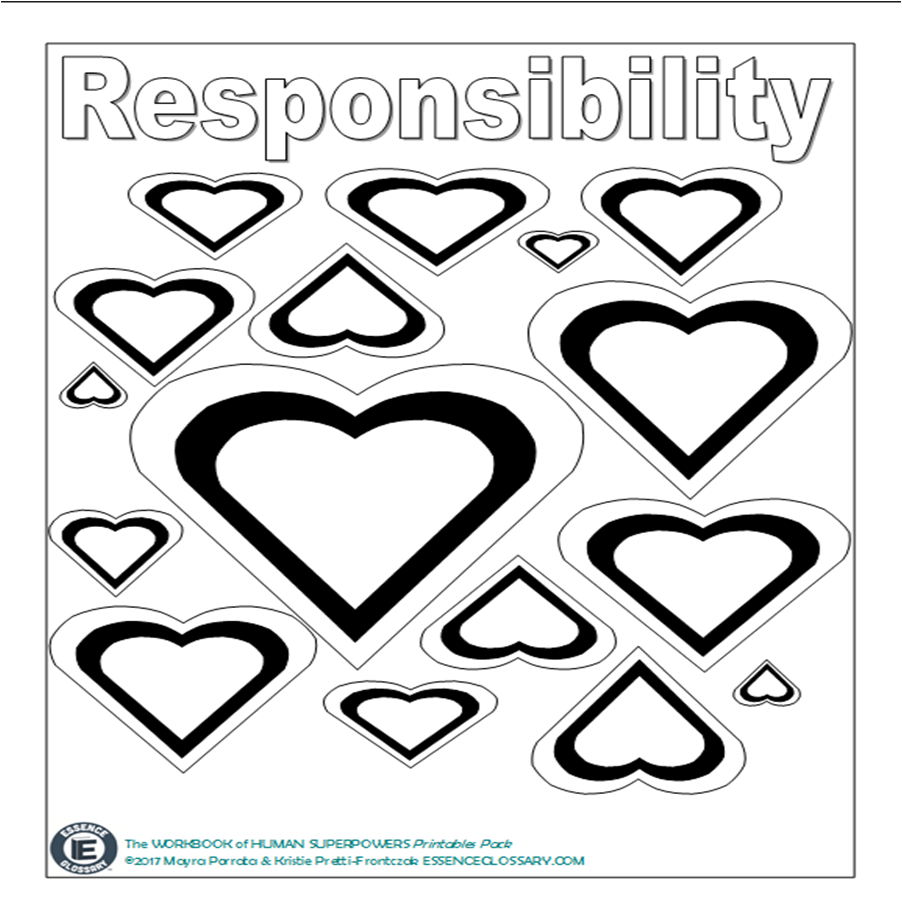 Responsibility Activity Sheet - Pre K Teach and Play Responsibility Activity Sheet - Pre K Teach and Play