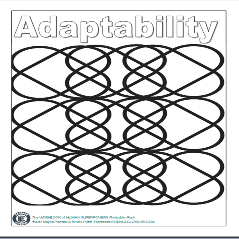 Adaptability Activity Sheet - Pre K Teach and Play Adaptability Activity Sheet - Pre K Teach and Play